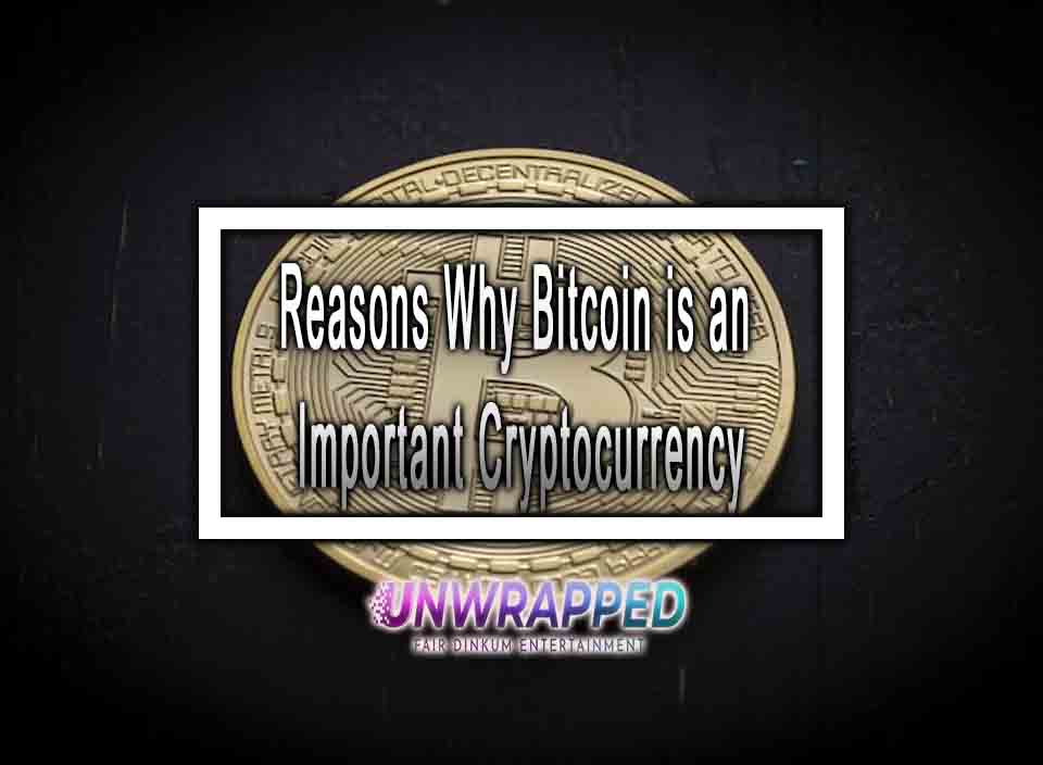 Reasons Why Bitcoin is an Important Cryptocurrency