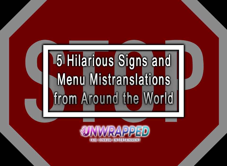 10 Hilarious Signs and Menu Mistranslations from Around the World
